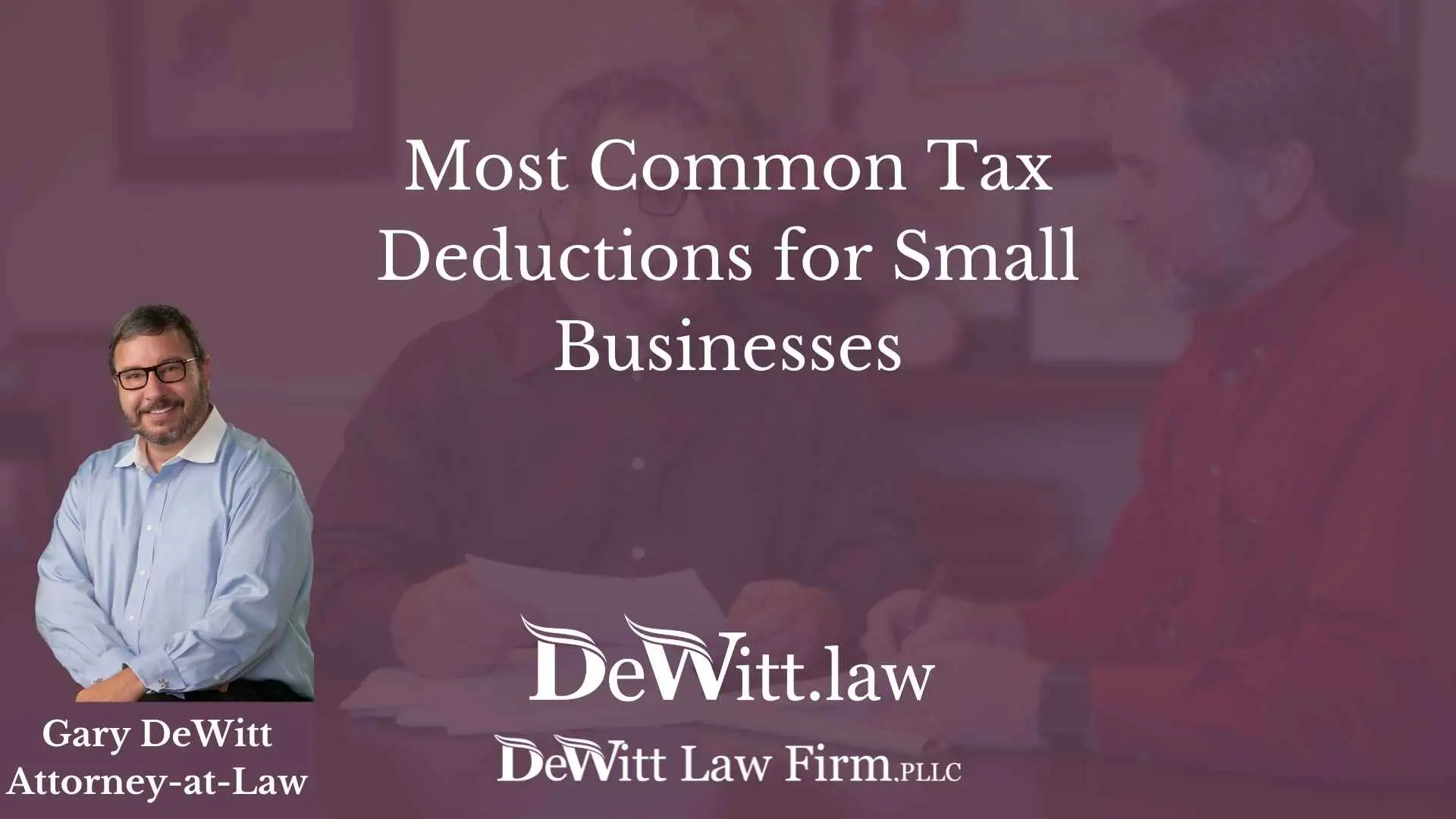 Most Common Tax Deductions for Small Businesses